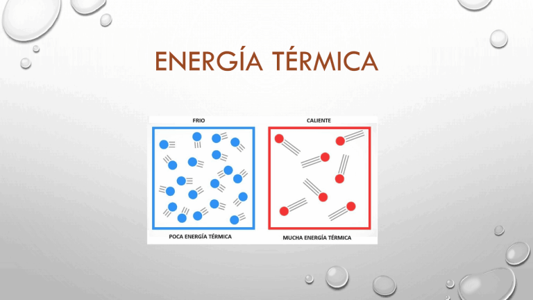 Energía Térmica: Tipos, Transferencia y Aplicaciones