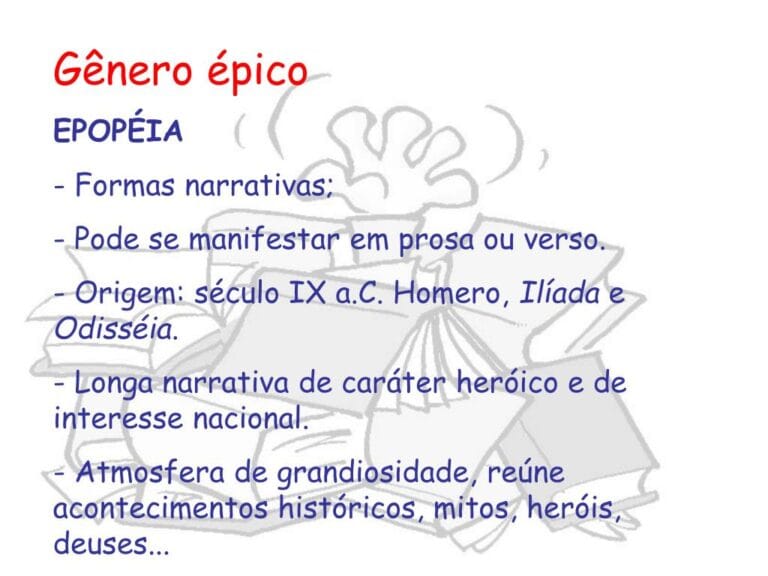 Género Épico: Historia, Definición y Ejemplos