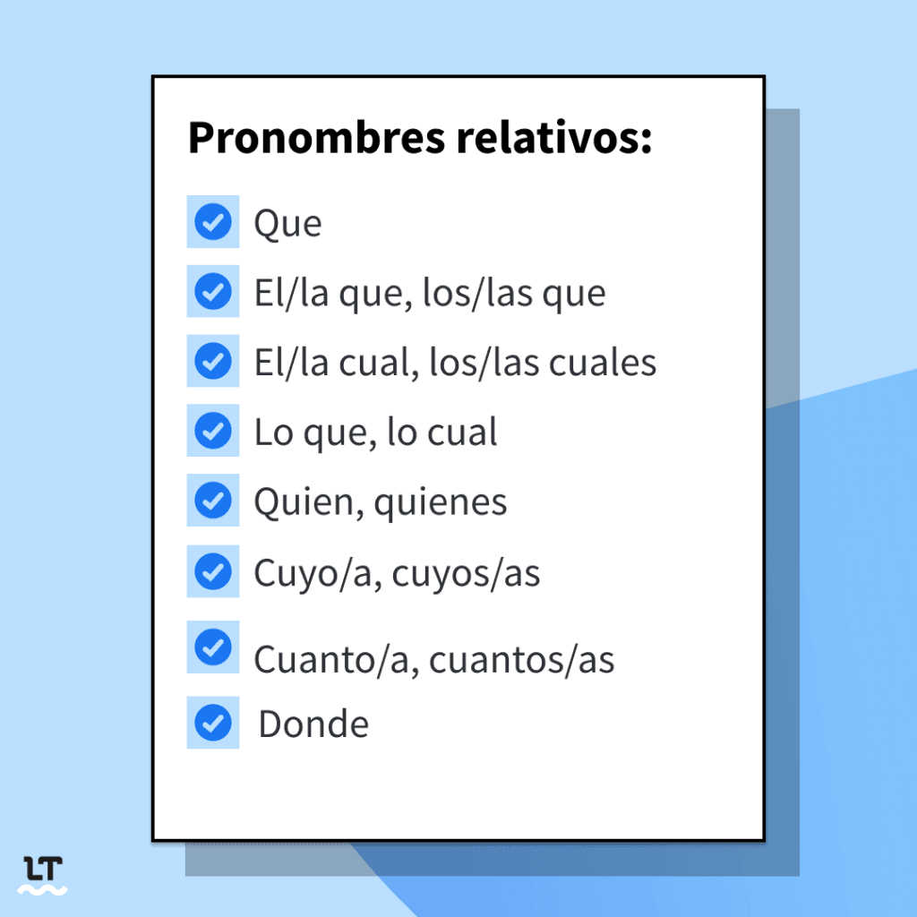 Pronombres Relativos: Características y Ejemplos